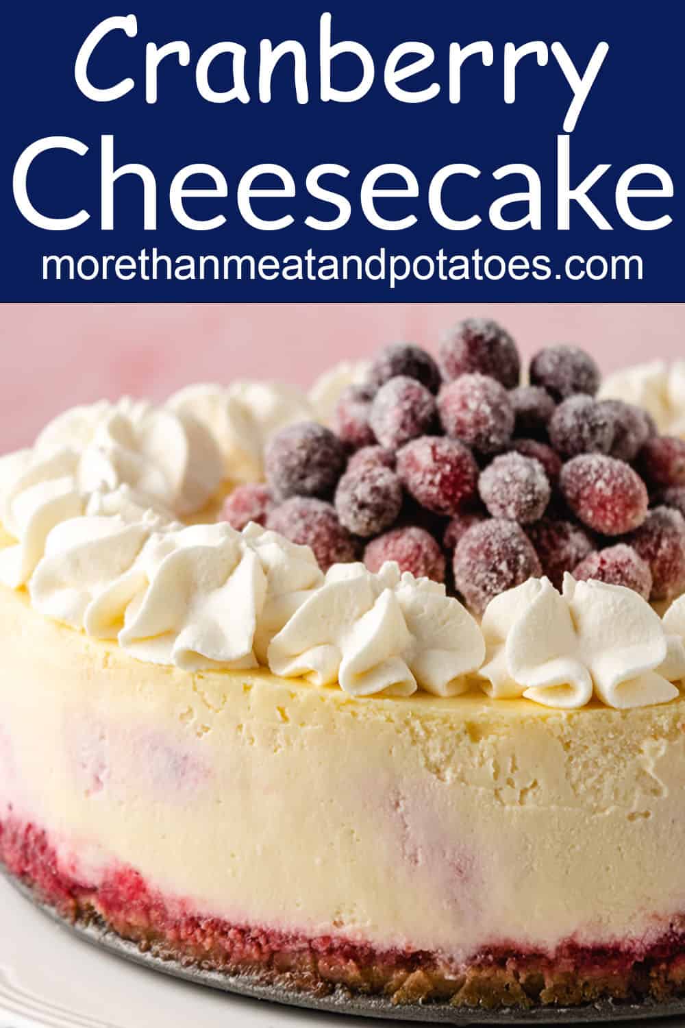 Cranberry Cheesecake - More Than Meat And Potatoes
