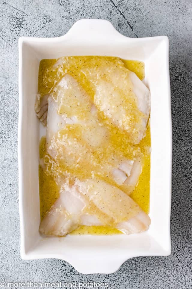 Baked Flounder Recipe With Lemon Garlic Butter
