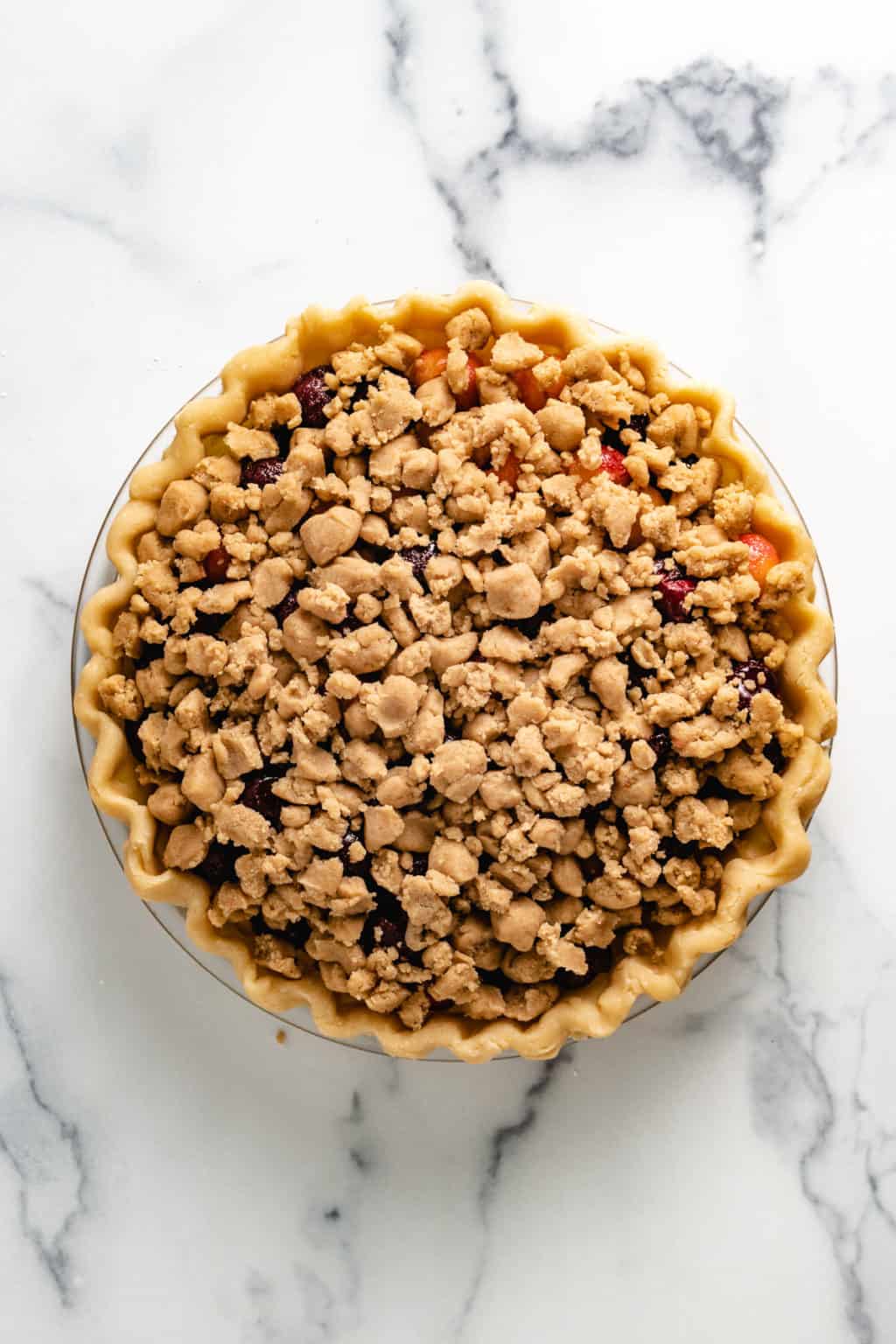 Cherry Pie (with Crumb Topping)