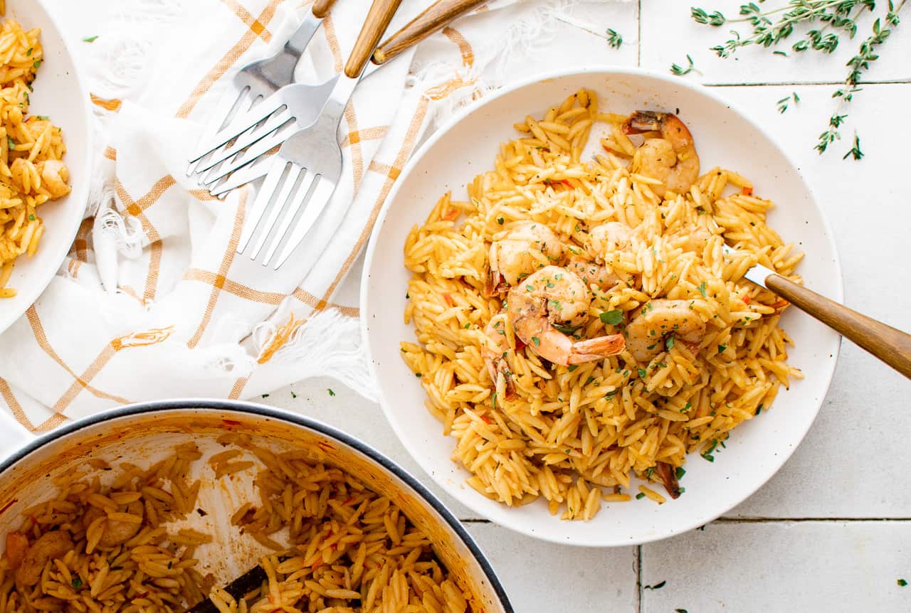 Shrimp Orzo