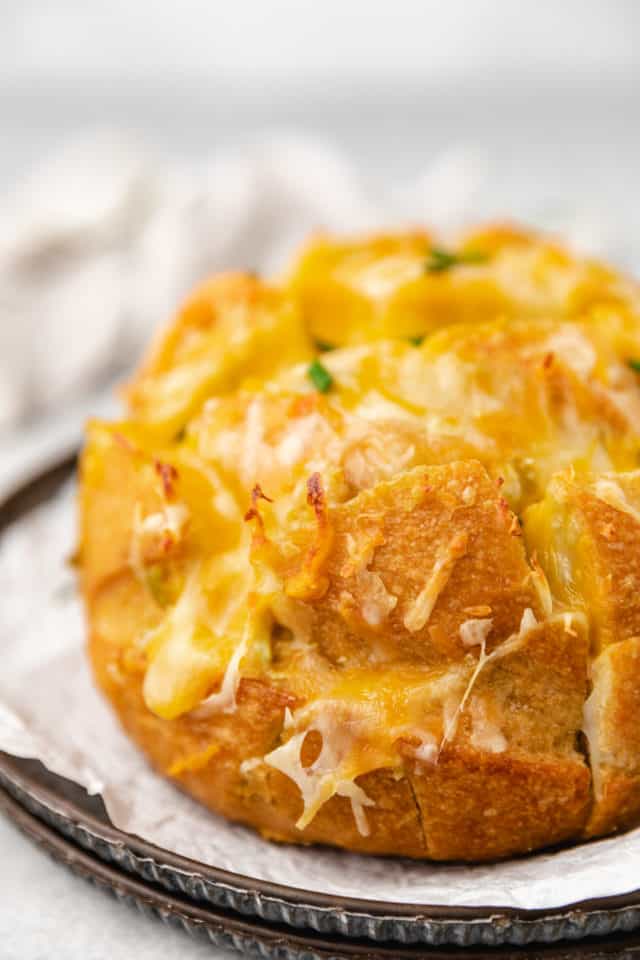 Green Chile Stuffed Cheese Bread