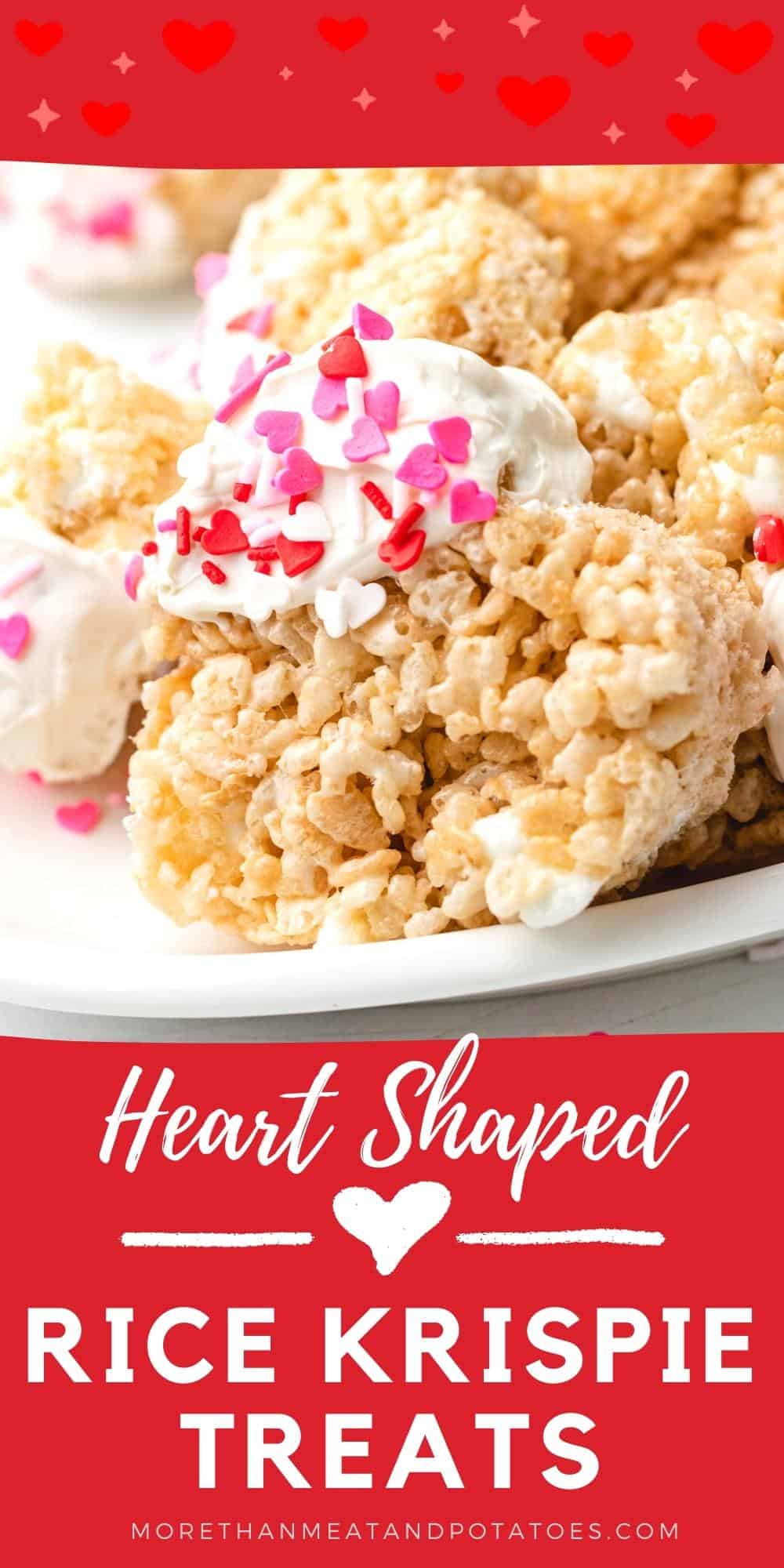 Heart Shaped Rice Krispie Treats