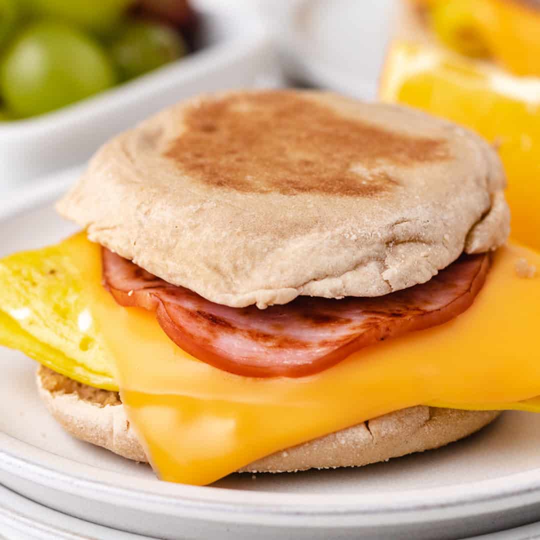 English Muffin Breakfast Sandwich