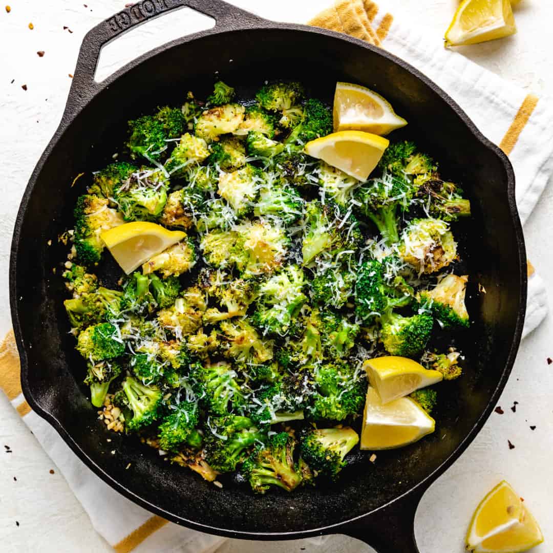 Sautéed Broccoli With Garlic And Parmesan