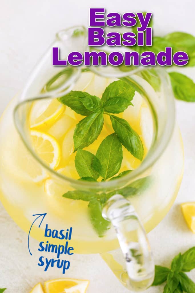 Easy Basil Lemonade Recipe (Made from Scratch!)