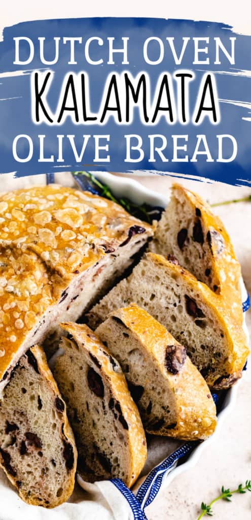 Homemade No-Knead Kalamata Olive Bread Recipe