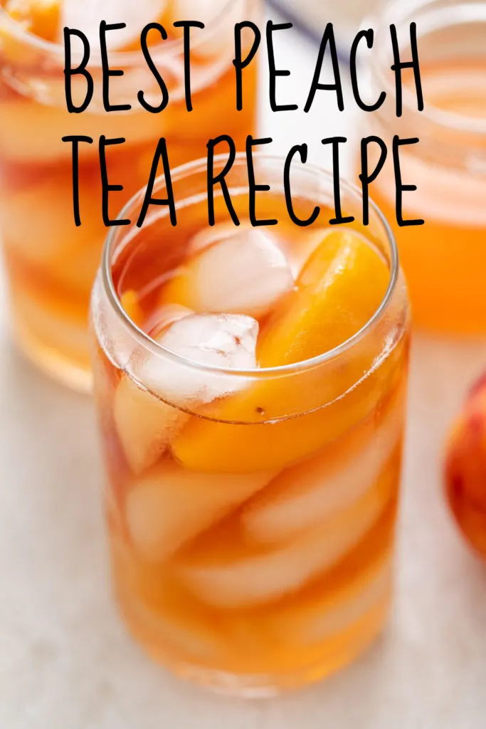 Easy Peach Tea Recipe (Use Fresh or Frozen Peaches)