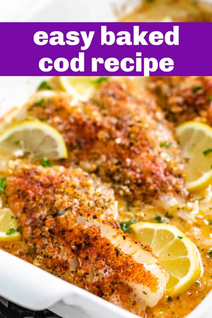 Easy Baked Cod Recipe with Lemon and Garlic