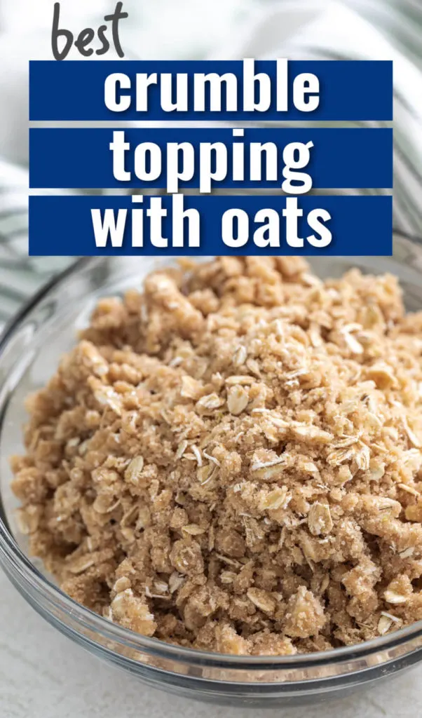 Crumble Topping with Oats