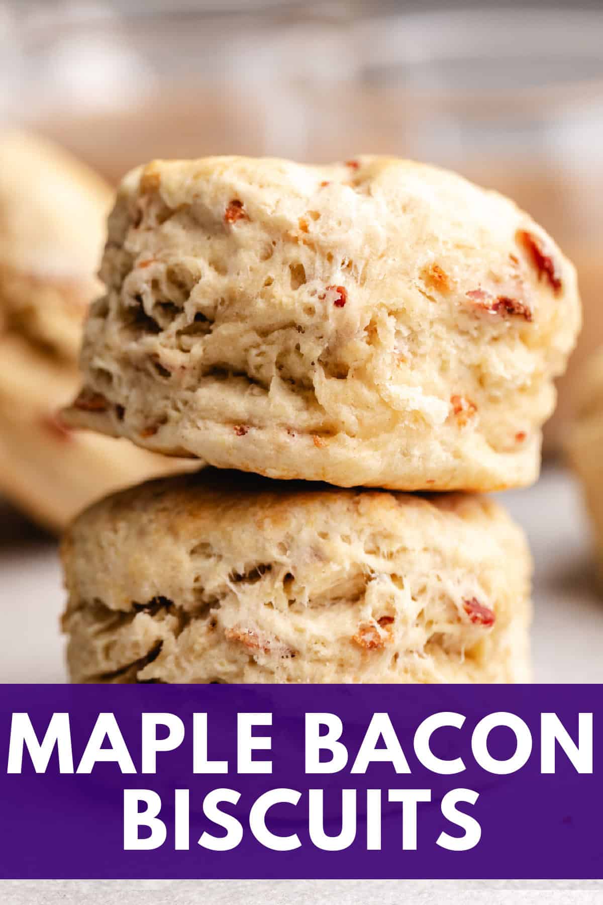 Maple Bacon Biscuits