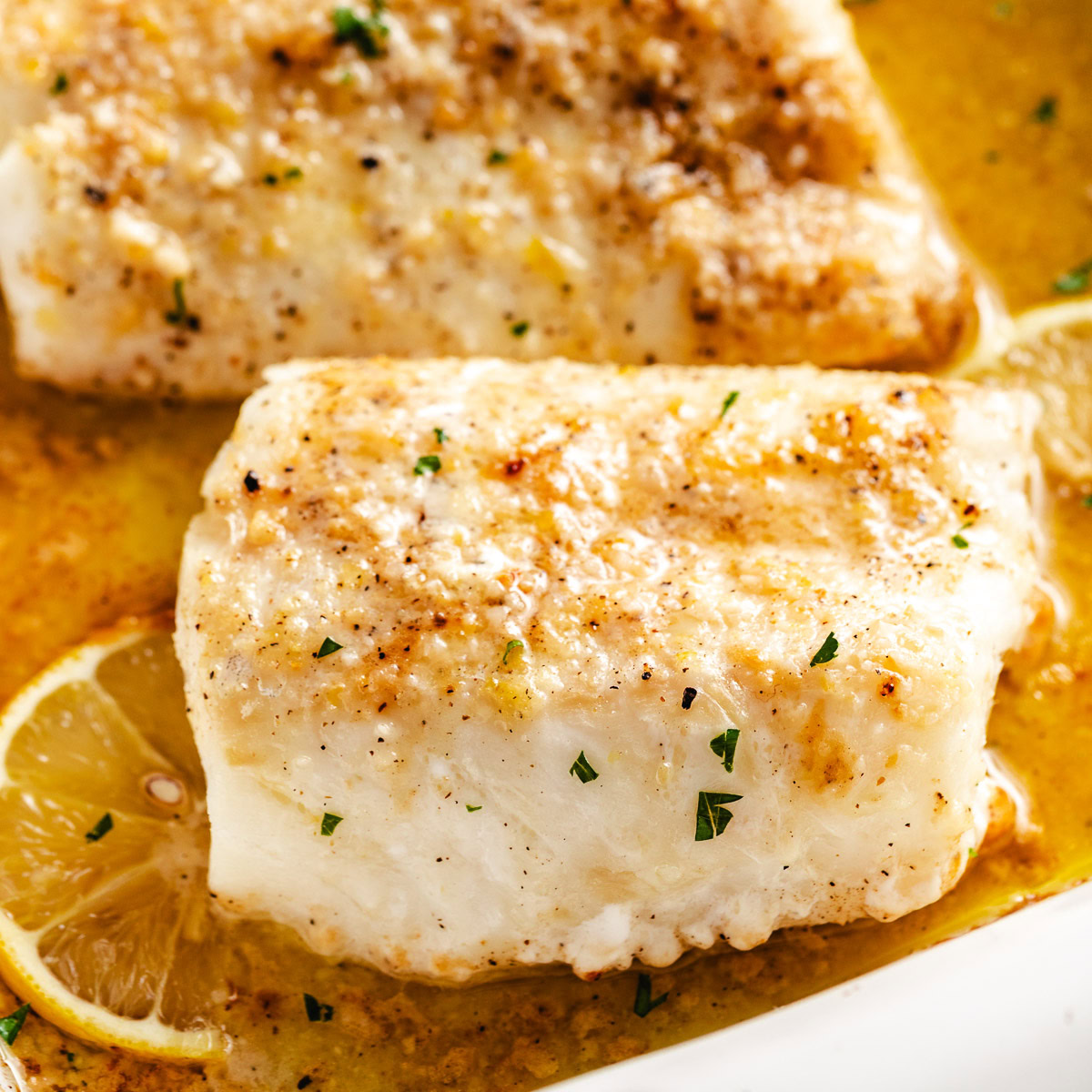 Easy Lemon Garlic Butter Baked Cod